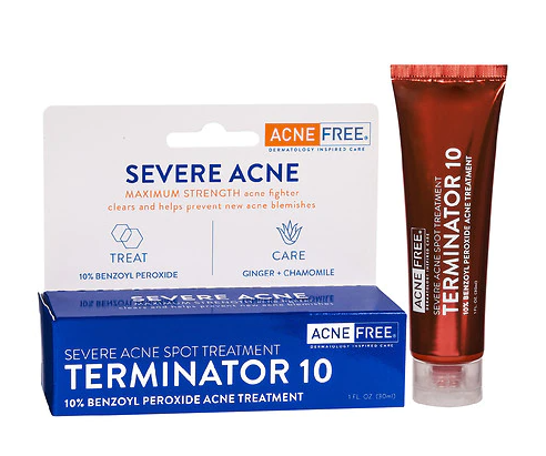 Review: Acne Free Terminator 10 Acne Spot Treatment (Ingredients